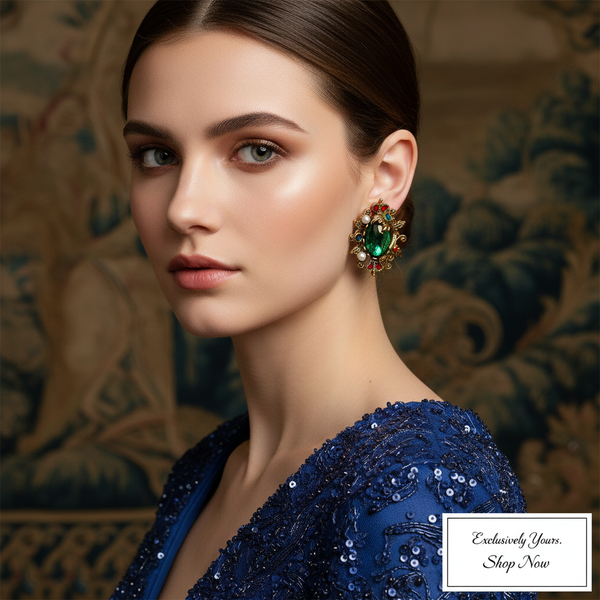 Veridian Majesty Earring – Bijoubox